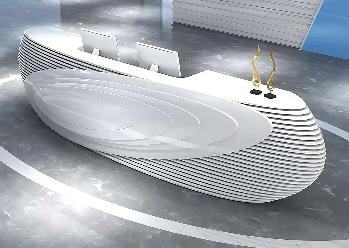 What Makes a Curved Reception Front Desk an Essential Element for Mode