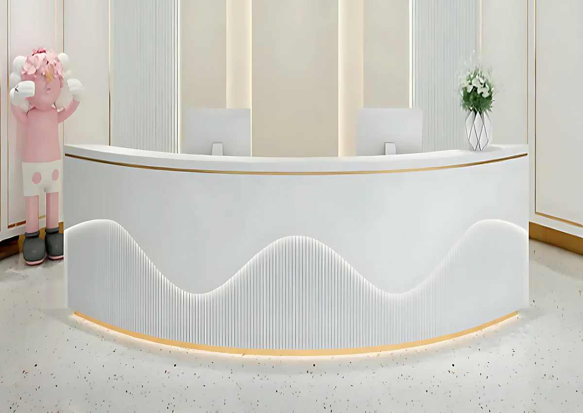 Top Trends in Curved Reception Desk Designs for Modern Offices - Kaguyasu