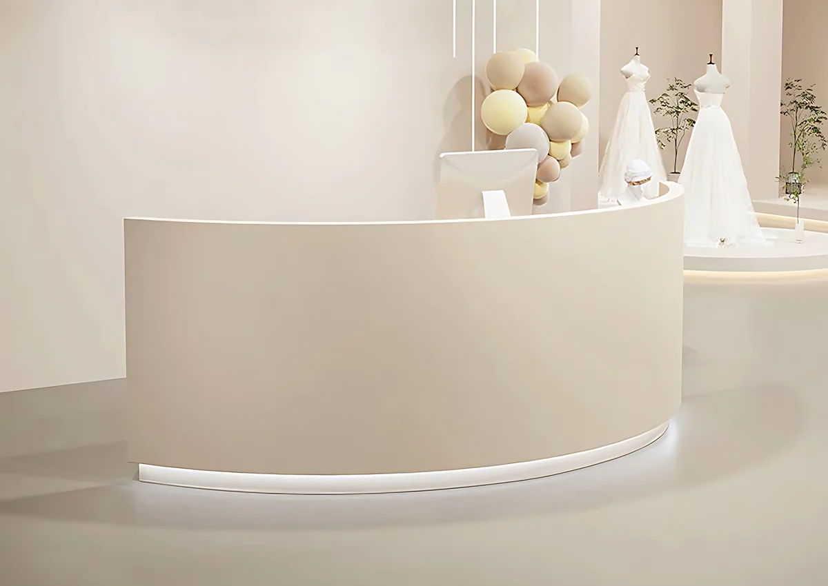The Benefits of Curved Reception Desks in Modern Office Design - Kaguyasu