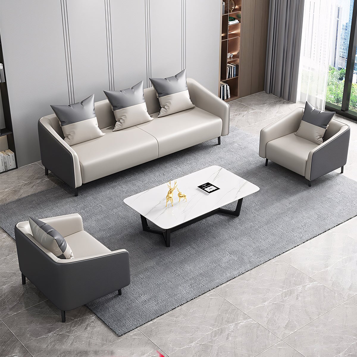 Customizable Luxury Durable Stylish Office Sofa In Stock, Online ...