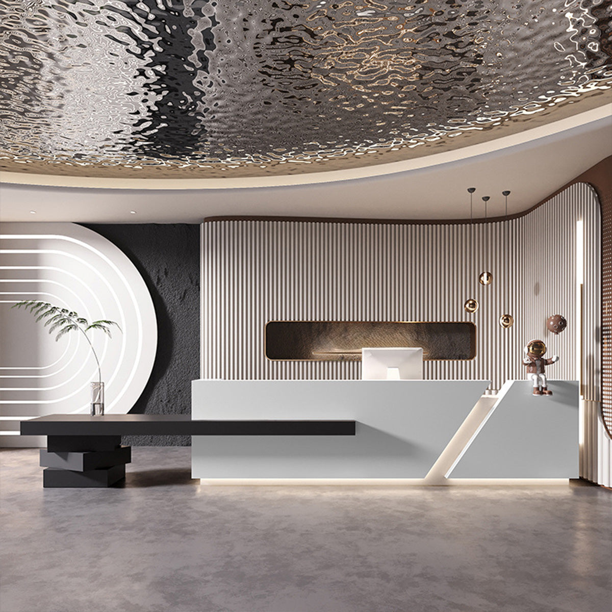 Customizable Luxury Durable Practical Reception Desk In Stock, Online ...