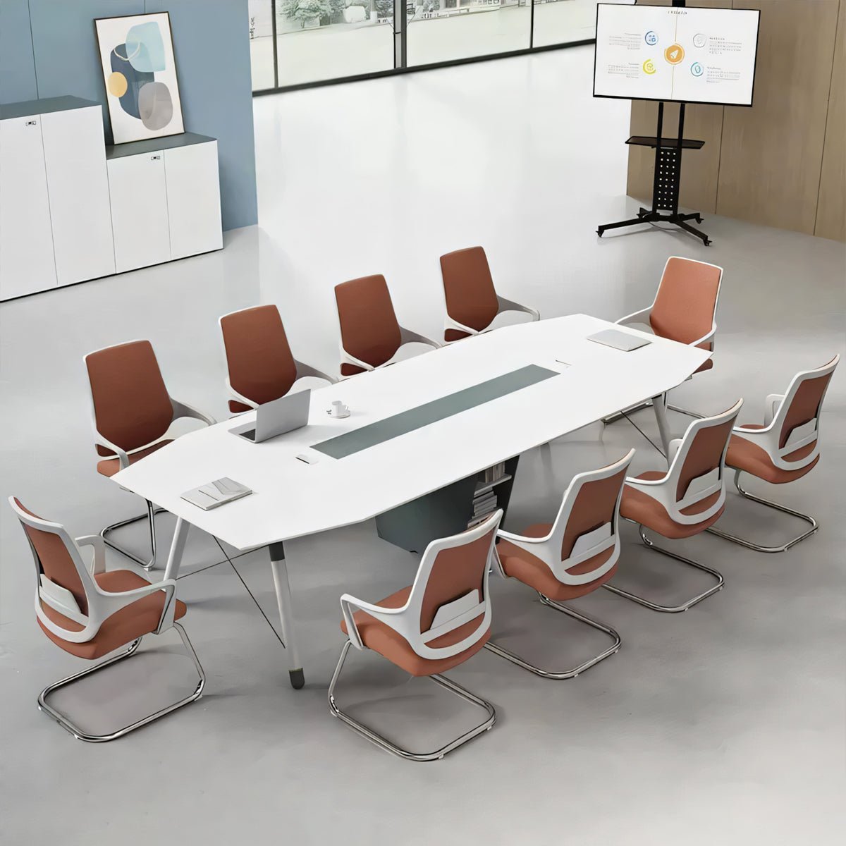 Conference Table Simple Modern Office Conference Table and Chairs Boat