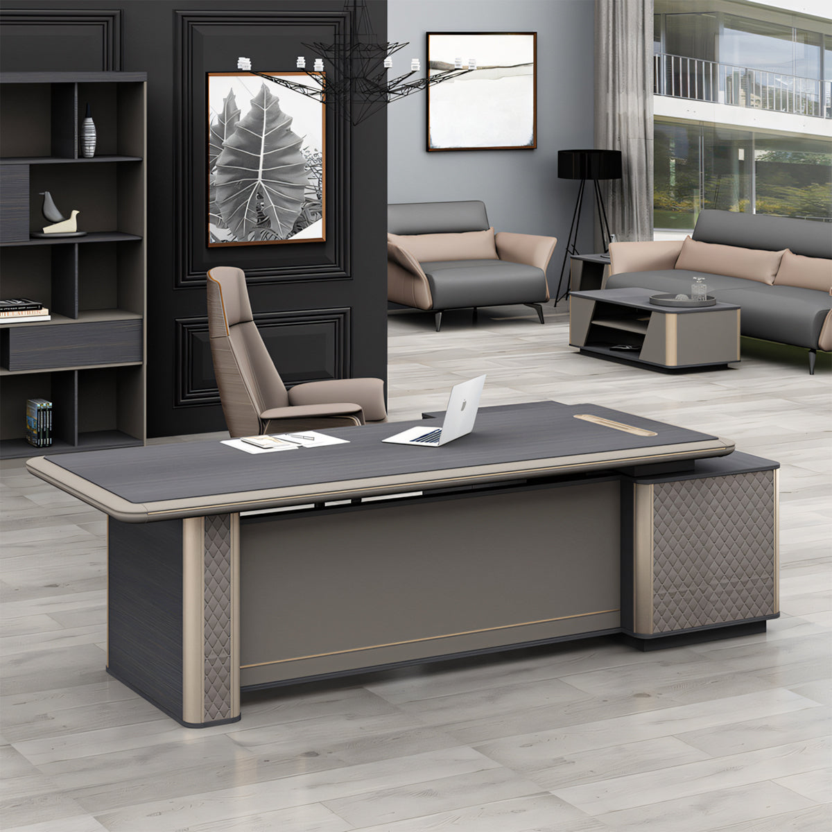 Customizable Luxury Durable Executive Desk With High Load-Bearing ...