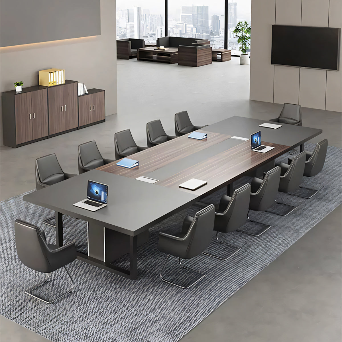 Conference table long table simple modern desk conference room tables