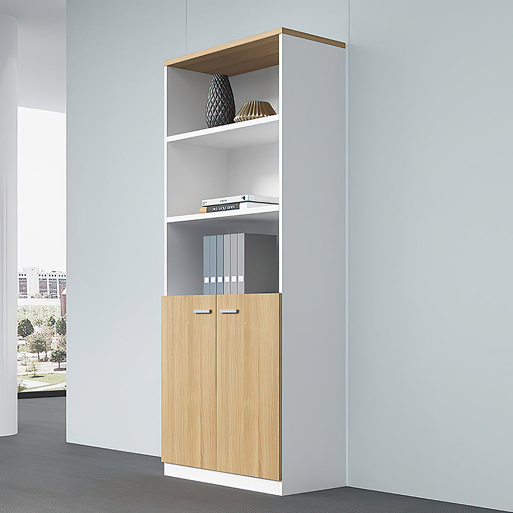 Modern Wooden Filing Cabinet for Storage and Document Shelving WJG-101