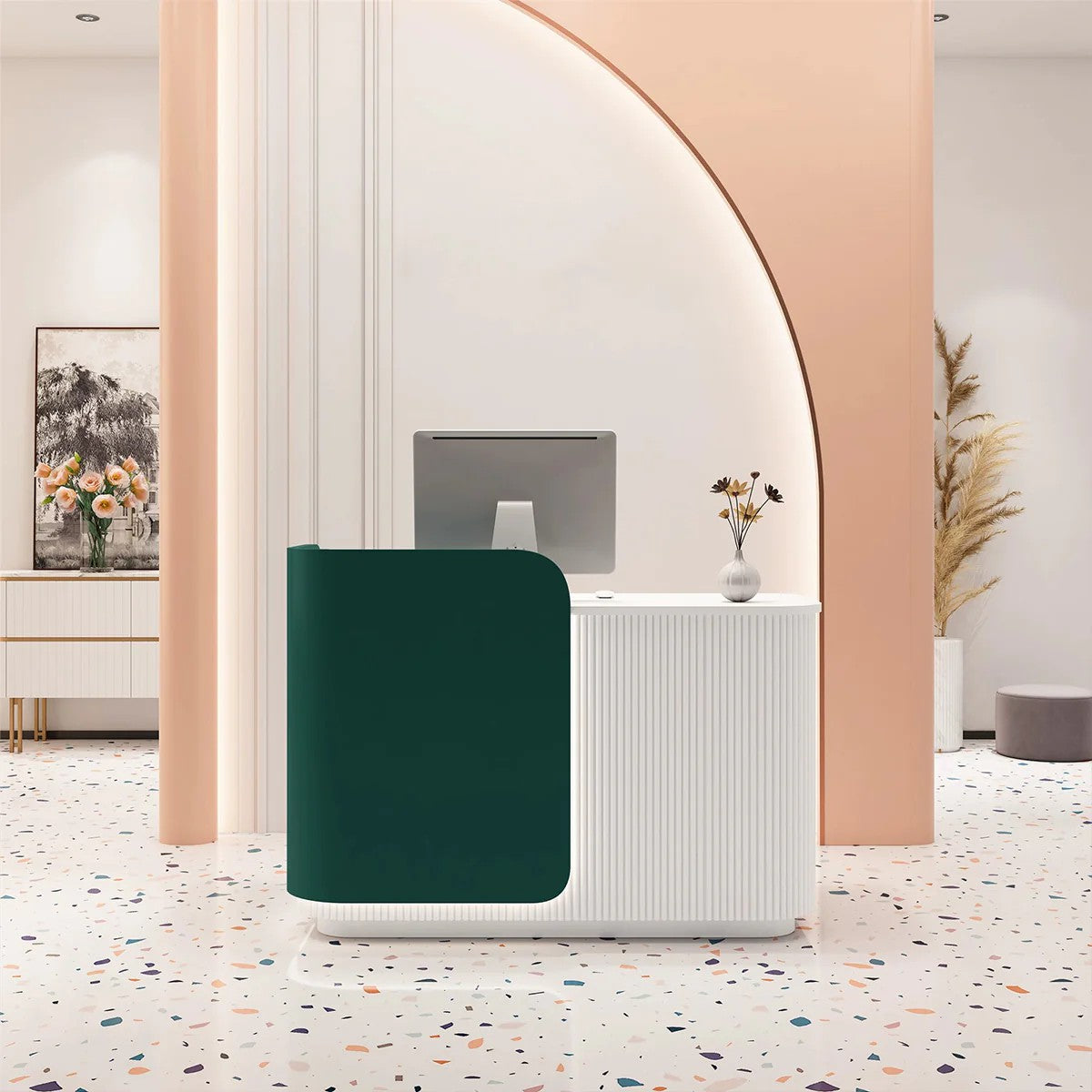 Customizable Luxury Durable Small Desk with Lockable Drawer In Stock ...