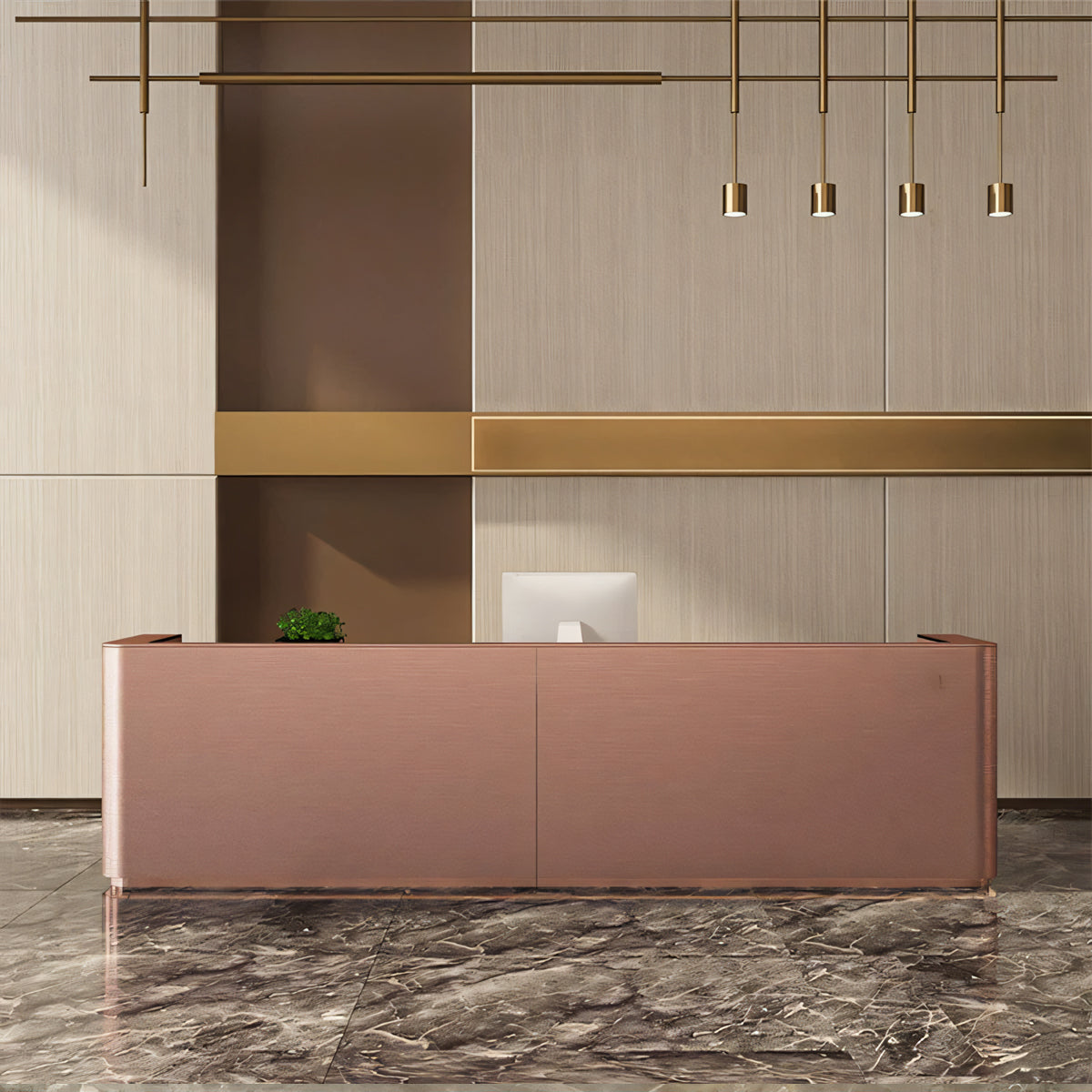Customizable Luxury Durable Front Desk with Drawers In Stock, Online ...
