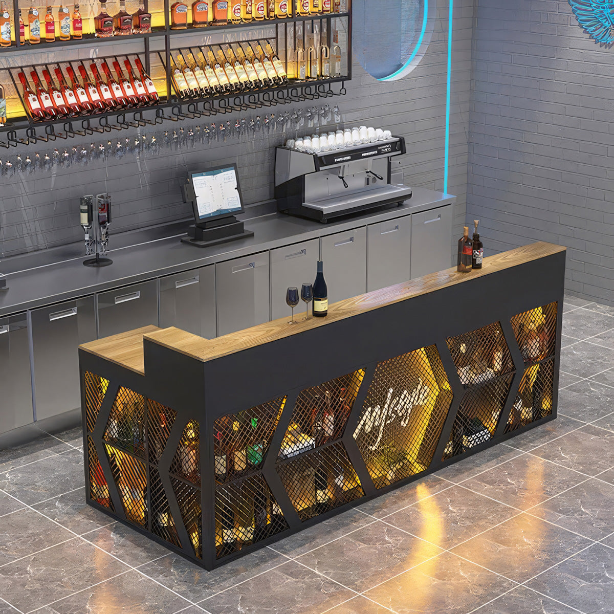 Customizable Luxury Durable Industrial Style Reception Desk In Stock ...